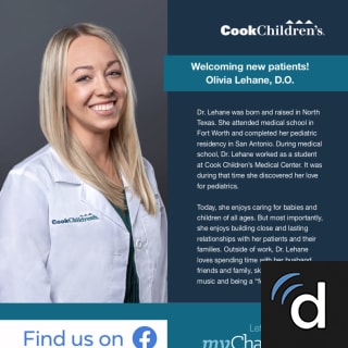 Dr. Olivia C. Lehane, DO | Denton, TX | Pediatrician | US News Doctors