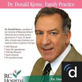 Dr. Donald W. Kjome, MD | Saint Paul, MN | Family Medicine Doctor | US ...